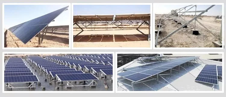 Galvanized Steel Solar Panel Support Structure Flat Roof| Alibaba.com