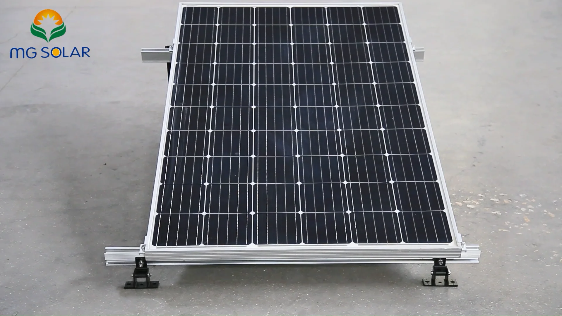 Adjustable Tilt Leg Flat Roof Solar Racking System Solar Roof Mount ...