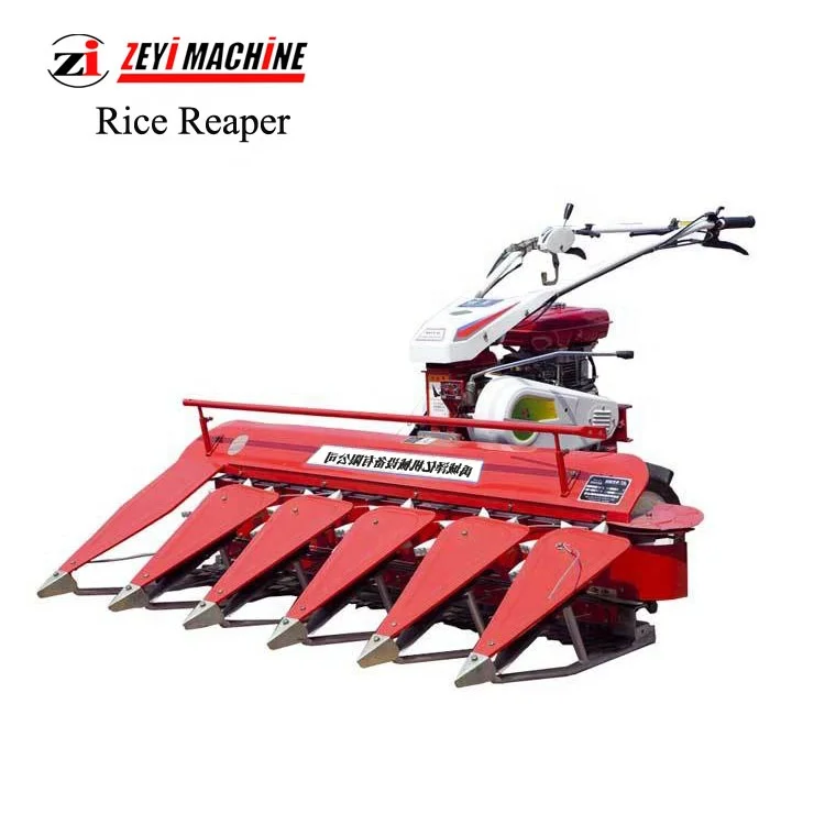 Multifunction Automatic Walking Tractor Reaper Mini Rice Wheat ...