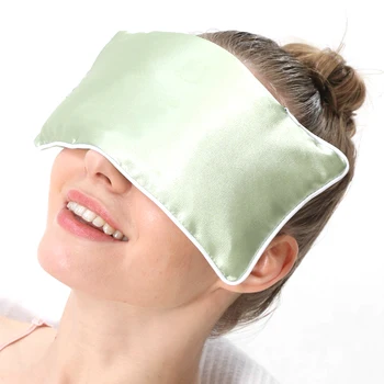 Warm Compress Microwavable And Freezable Weighted Meditation Satin Eye ...