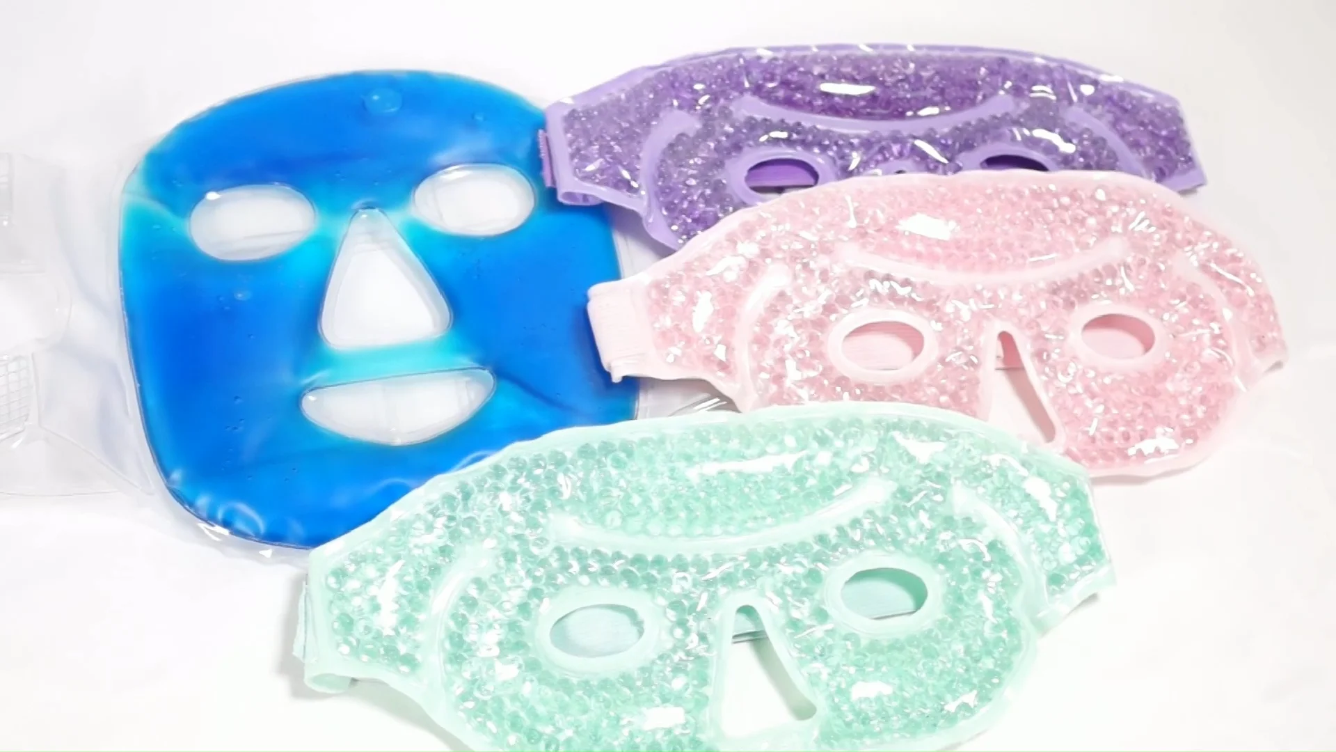 Women And Men Reusable Gel Eye Mask Gel Beads Ice Pack Eye Mask Hot And ...