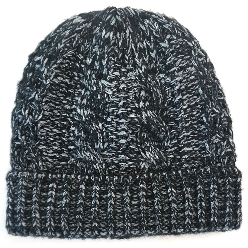 Customized Winter Toques Vintage Jacquard Cuff Caps Beanie Unisex ...