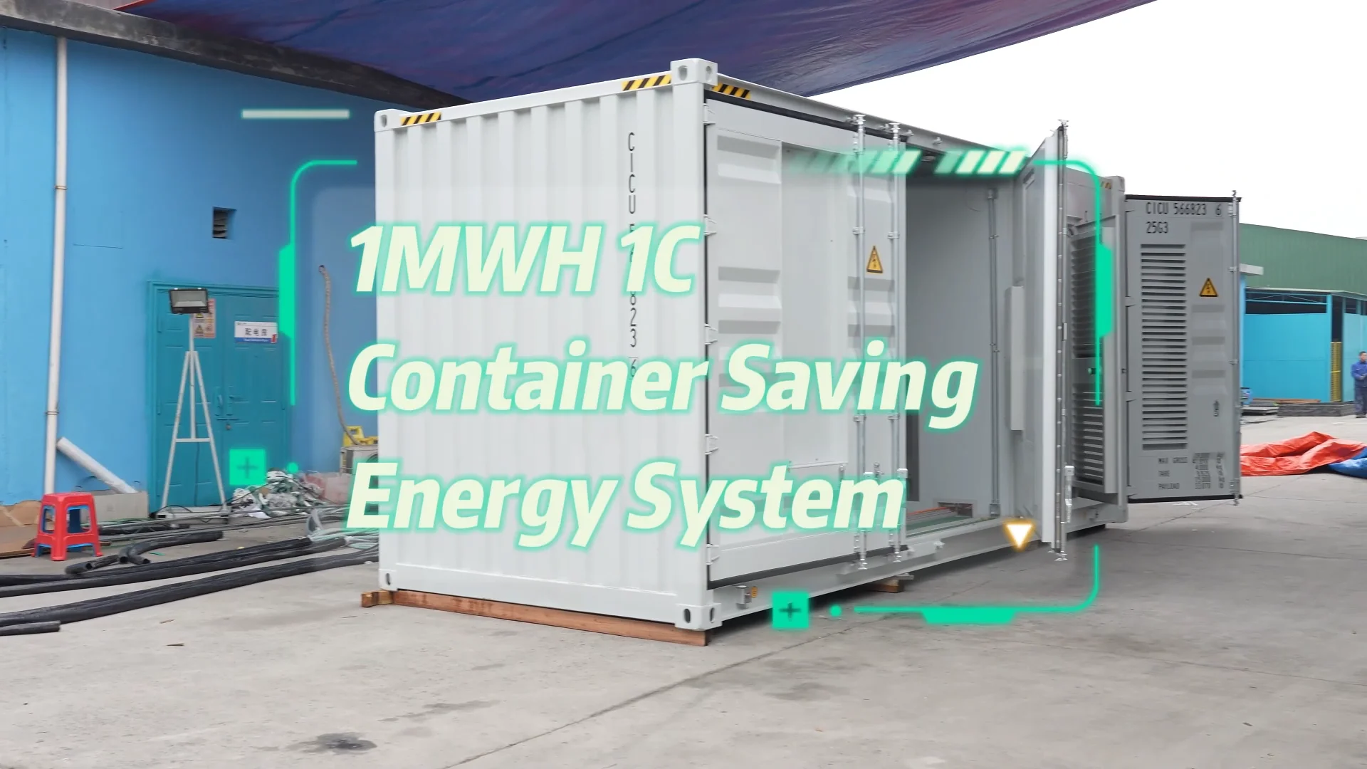 Solar Battery Energy Storage System Microgrid Ess Container 500kw 1mwh ...
