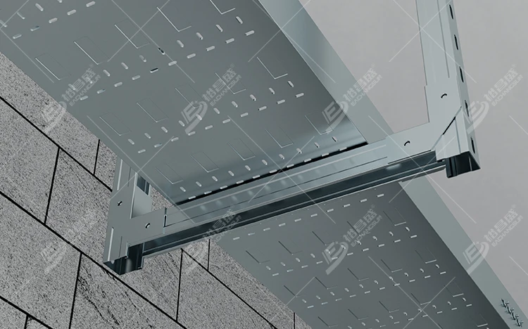 Support Cable Tray C Channel Perforated Zinc Aluminum Magnesium Wireway ...