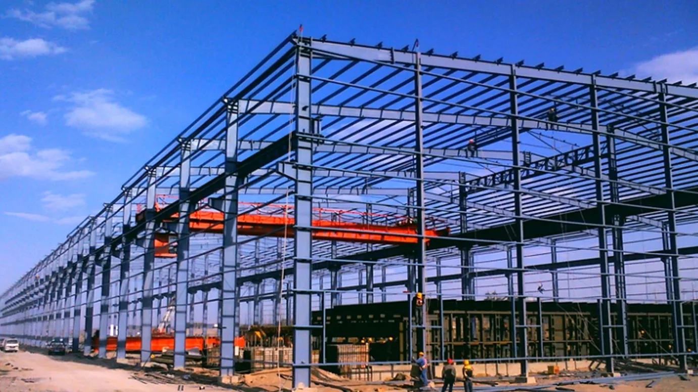 Factory Shed Steel Construction Prefabricated Light Steel Frame ...