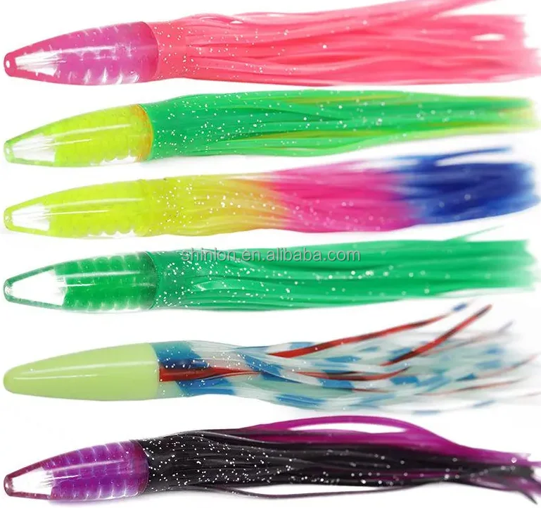 9" Resin Head Green Machine Trolling Lure for Marlin Tuna