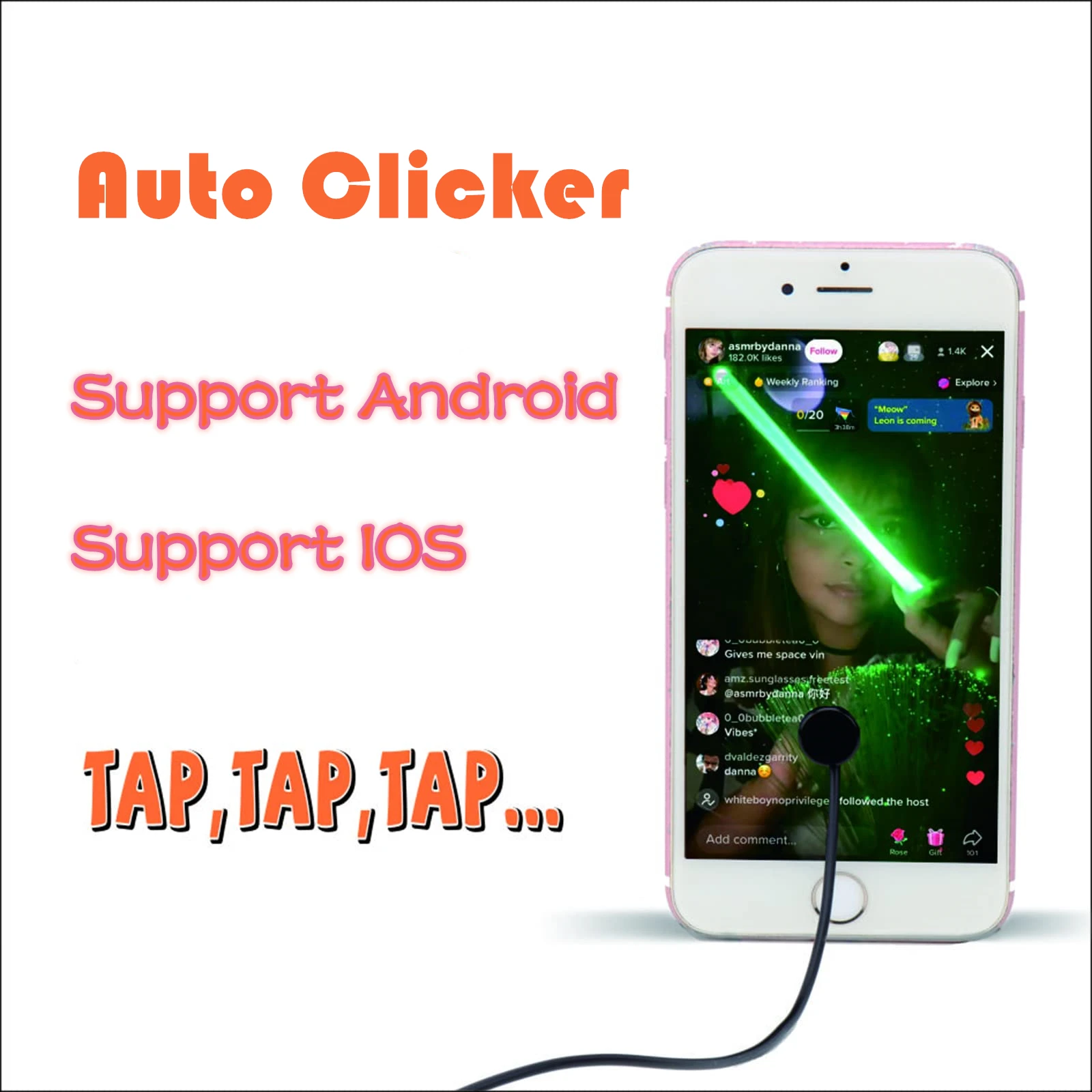 Auto Clicker For Iphone Ipad Screen Device Automatic Tapper For Android Iossimulated Finger 