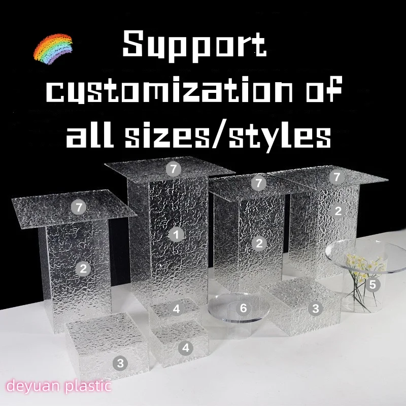 Custom Acrylic Buffet Stand Buffet Riser Wedding Acrylic Banquets ...