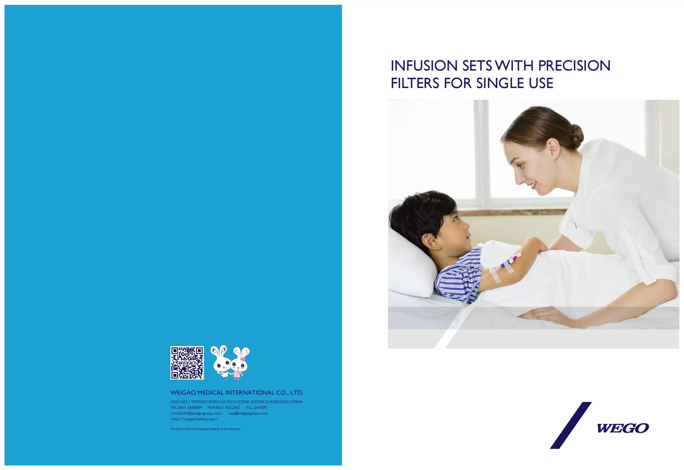 WEGO Disposable Sterile Transfusion IV Infusion Set