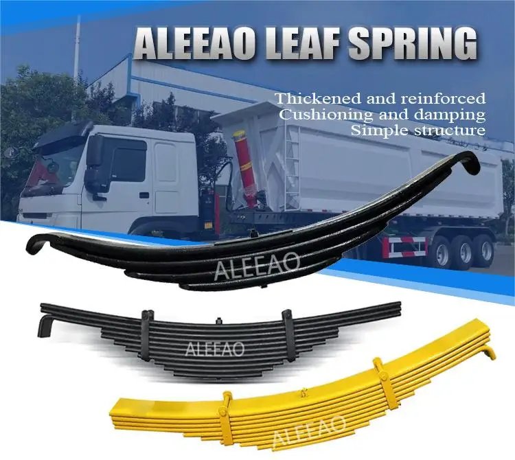 ALEEAO Hot Sale Semi Trailer Leaf Spring 90mm Width 10pcs Trailer Parts ...