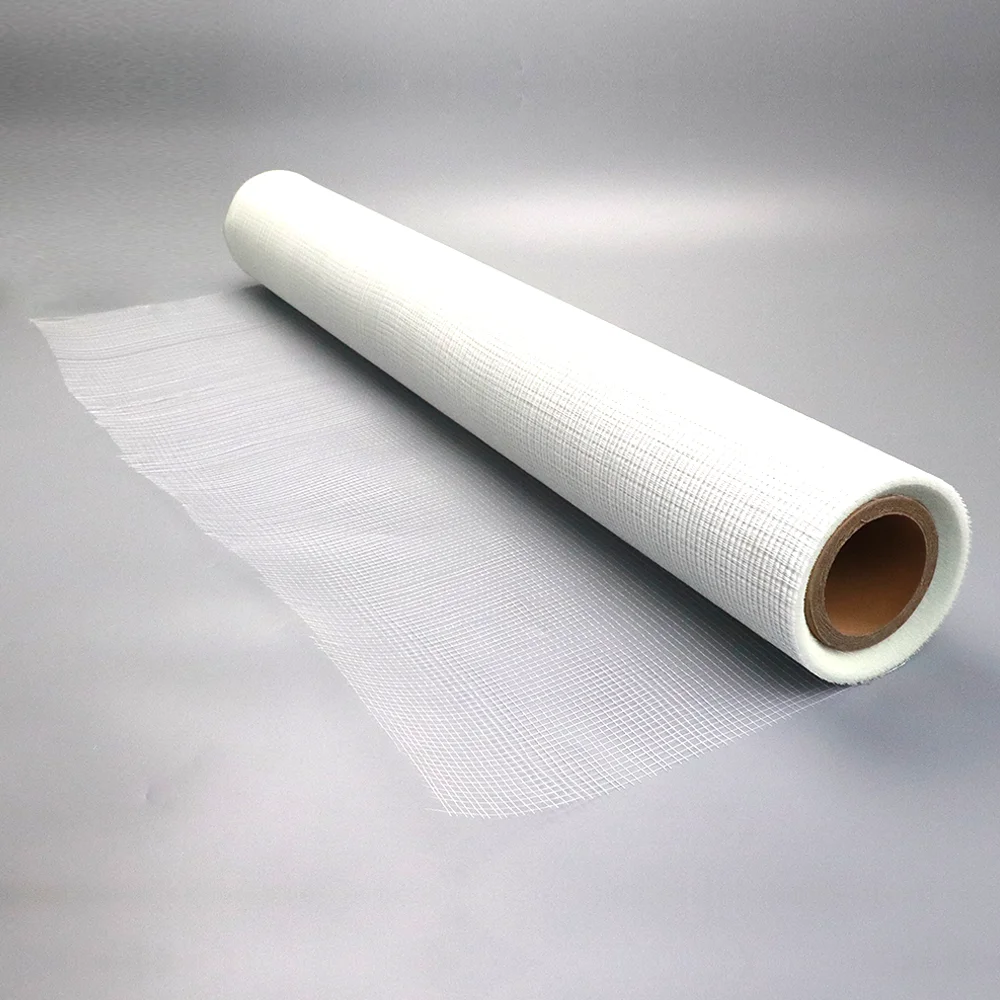 Low-density Grid Cloth Pvc Flooring Reinforced Scrim Fiberglass Mesh ...