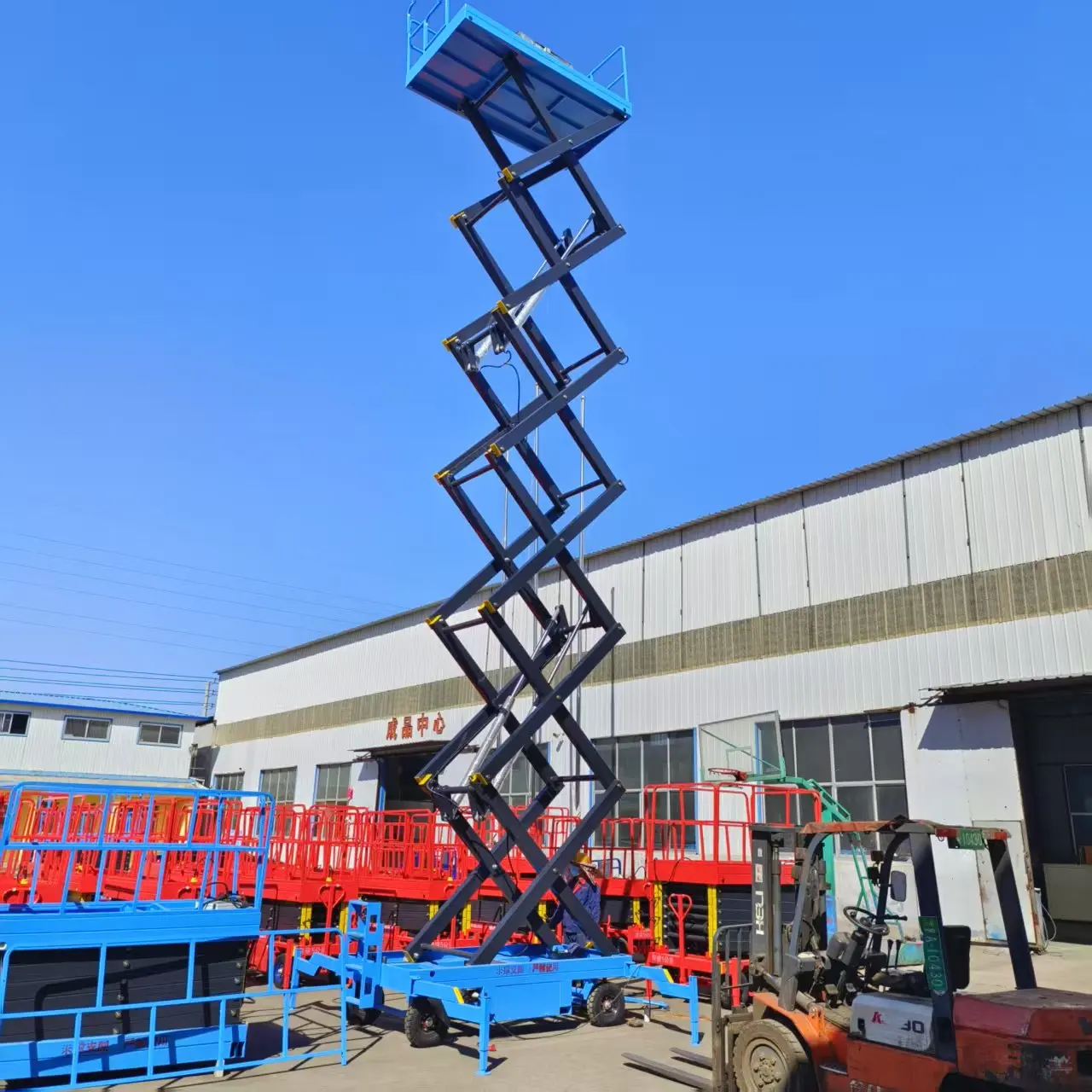 12 18 20 Meter 500Kg High Building Cleaning Scaffolding Hydraulic ...