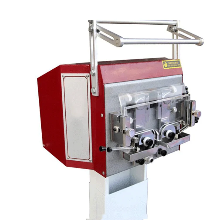 Vertical Double Side Leather Belt Edge Painting Machine