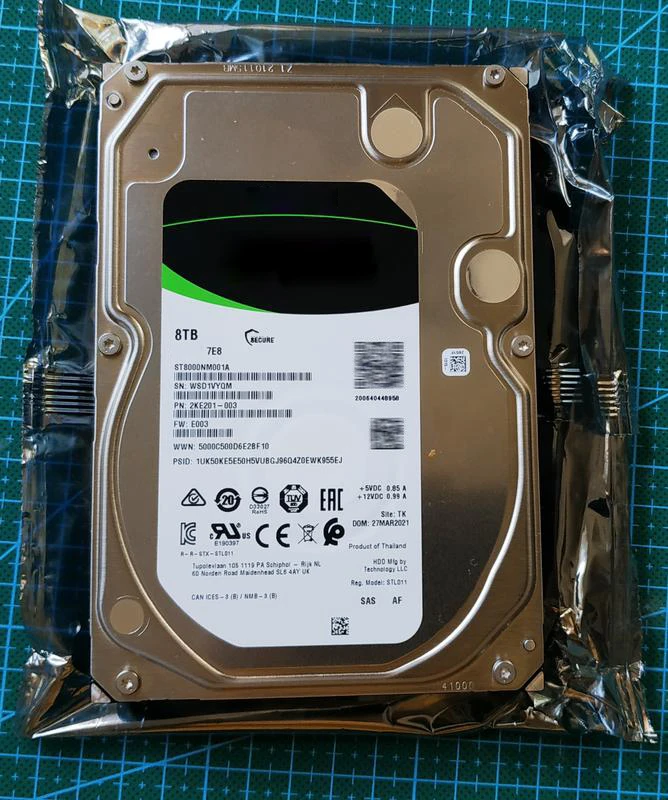 Hdd St8000nm001a 8tb Sas 3.5-inch Lff 12gbps 7.2k Rpm 256mb 512e ...