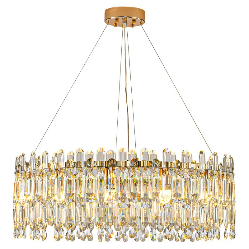 Luxury crystal chandelier modern simple light living room lamp 2024 new ...