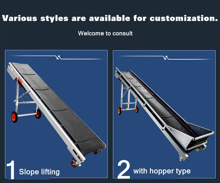 Sand Dirt Transfer Conveyor Belt Machine for Gravel Stone Transport ...