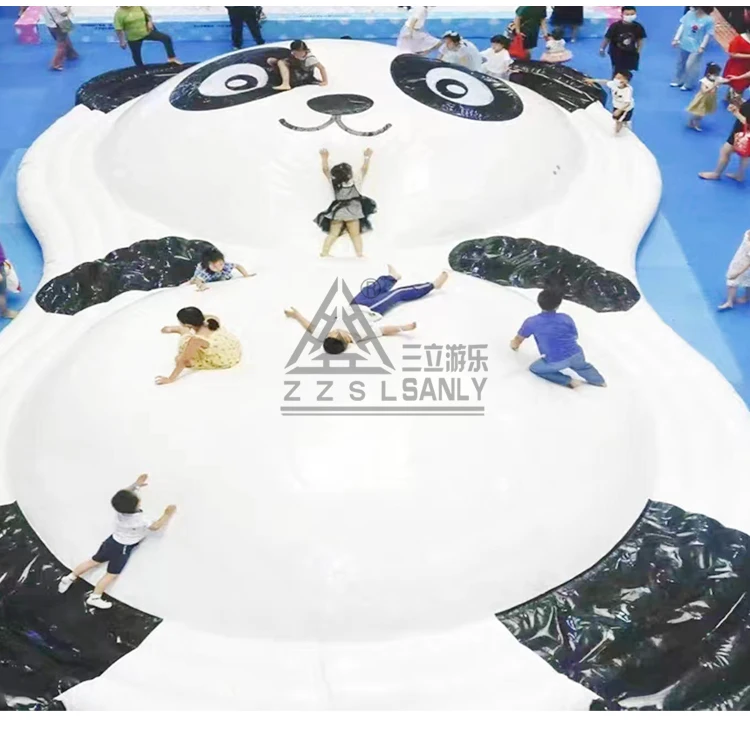 Giant Custom Inflatable Panda Cute Inflatable Cartoon Panda Trampoline ...
