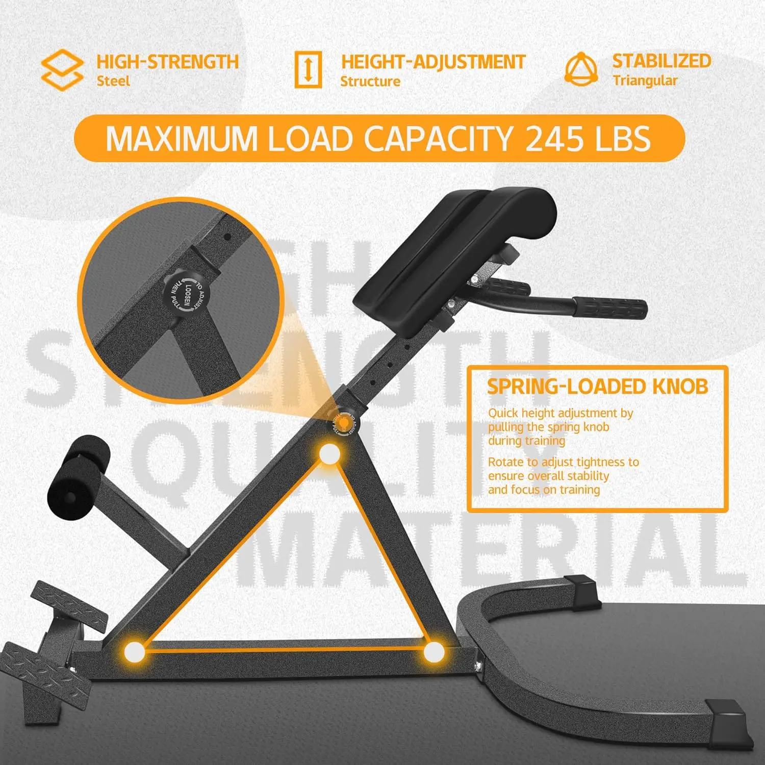 Alibaba.com: Adjustable Roman Chair Back Extension Machine for lower ...
