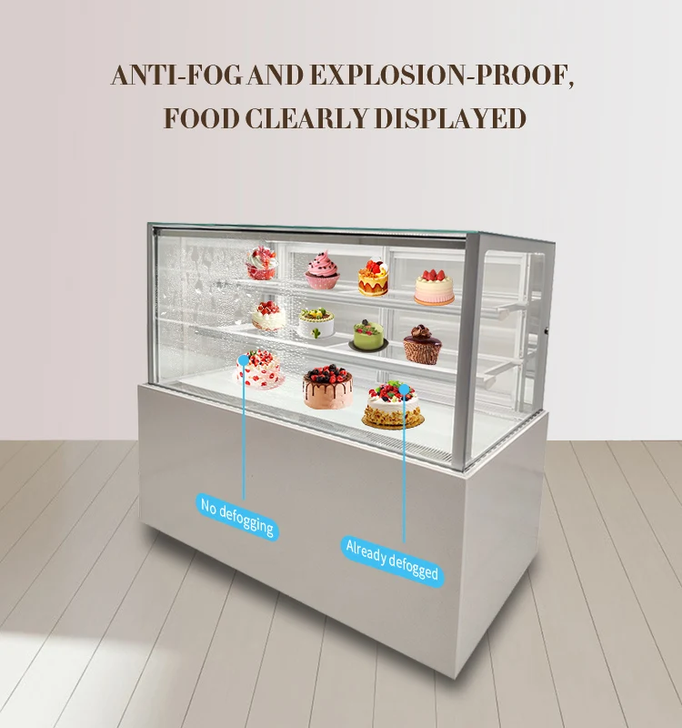 Commercial Cakes Display Cabinet Pastry Fridge Upright Cake ...