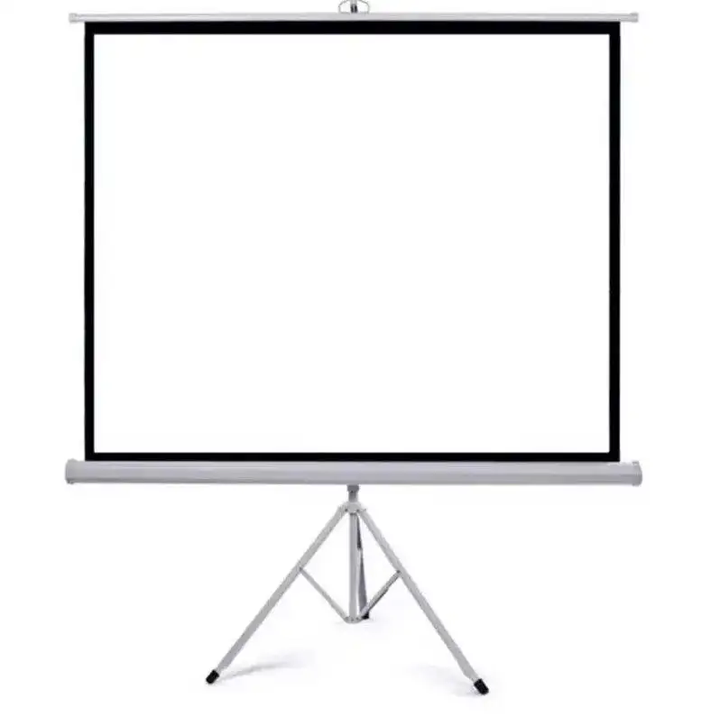 100 Inch Projector Screen Tripod Stand Retractable Tripod Projector ...