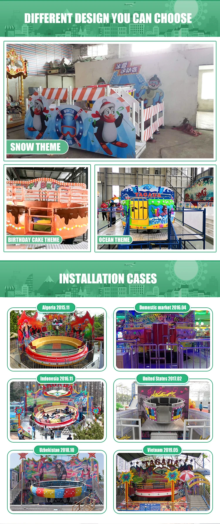 Attraction Amusement Park Rides Disco Tagada Rides Outdoor Amusement ...