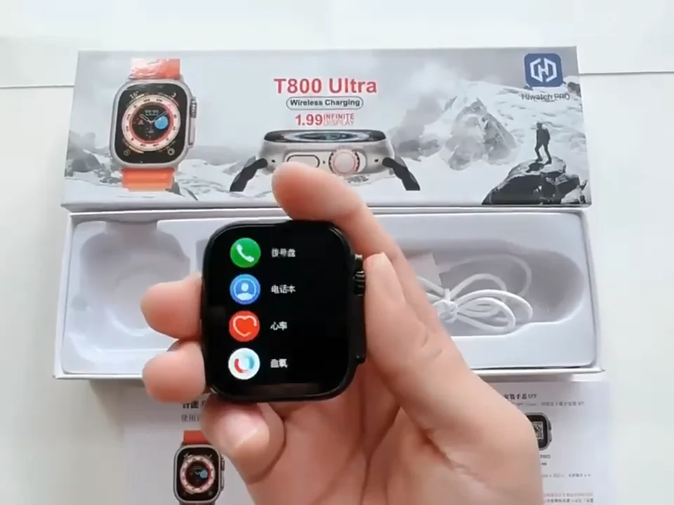 T800 Ultra Hot Sale Series 8 Sport Smart Watch 1.99 Inch Tft Touch ...