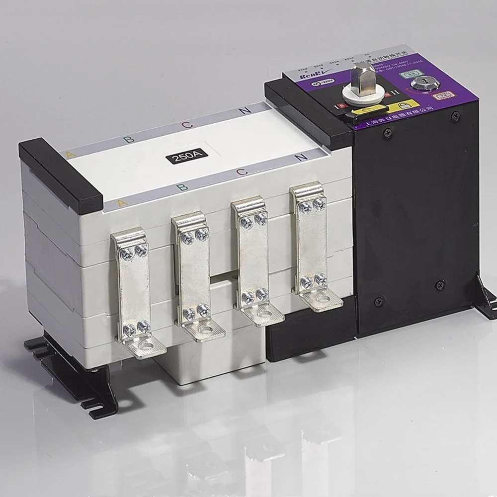 Ac220v 400a 4p Dual Power Supple Isolation Type With Fire Protection ...