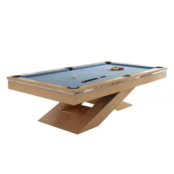 Luxury Unique X-leg Design Pool Billiard Slate Solid Wood Table 8ft 9ft ...