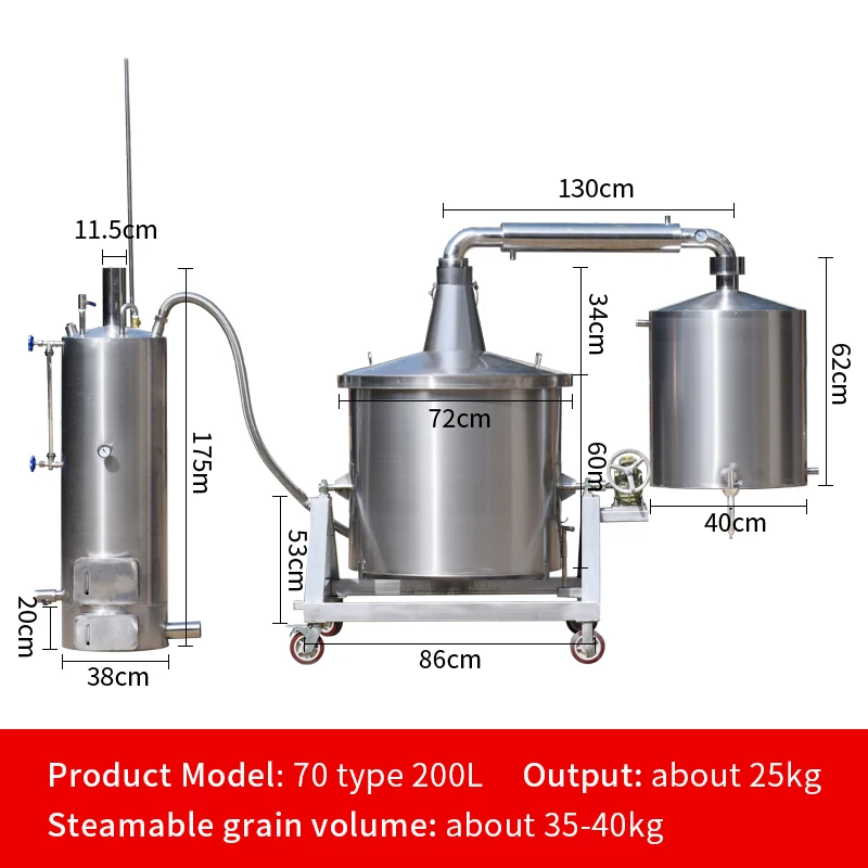 200l Price Distillation Apparatus Aromatic Oils Essential Oil ...