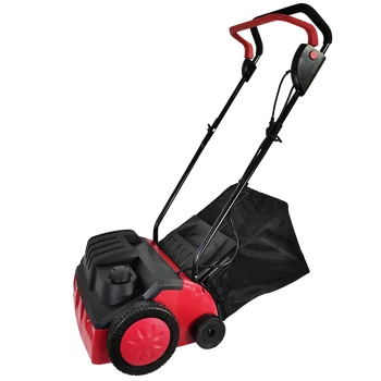 Electric Hand Push Lawn Scarifier 2 In 1 Scarifying Aerator Machine ...