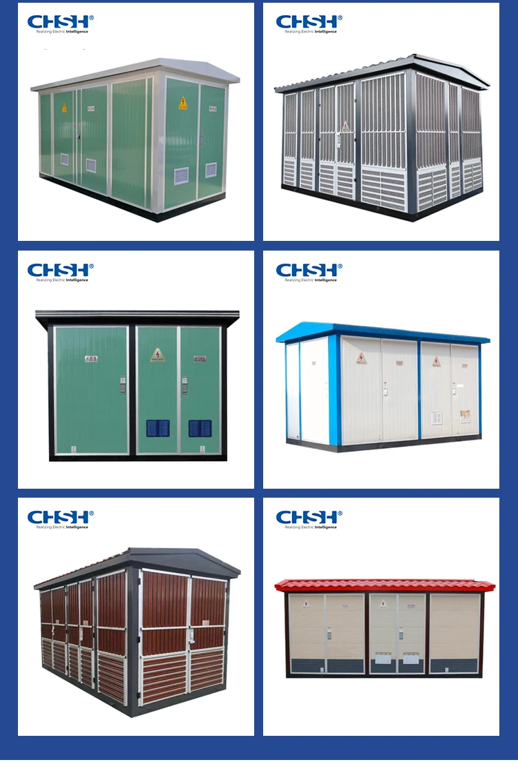 Outdoor Metal Kiosk Package Unit Substation Power Transformer ...