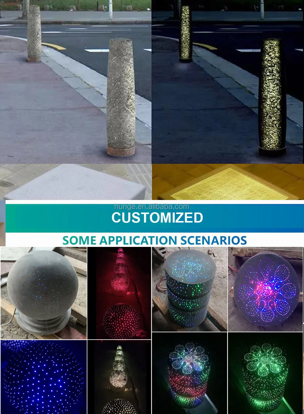 Customized Translucent Concrete Wall Panels Decorative Fibre Cement ...