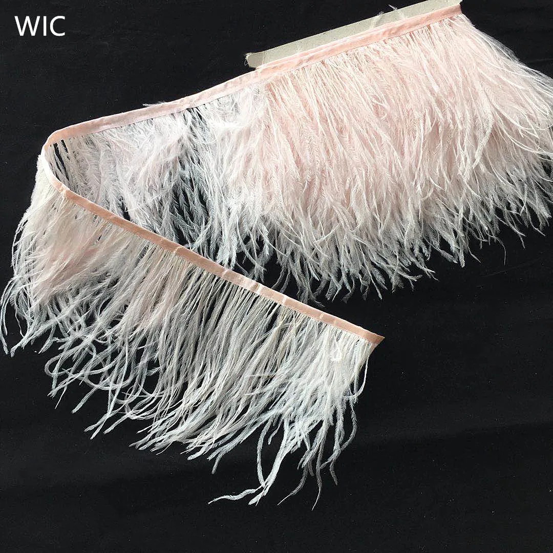 10meters High Quality Real 8-10cm 10-15cm Ostrich Feather Trims For ...