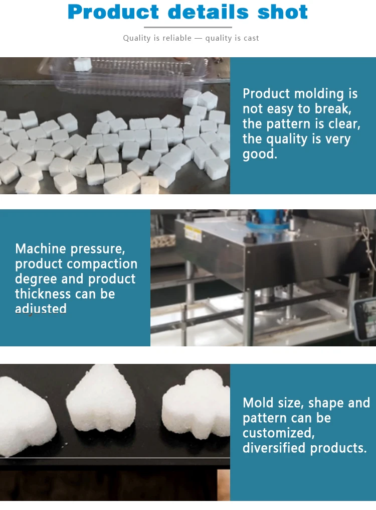 Industrial Sugar Cube Making Machine Cube Sugar Making Equipment For ...