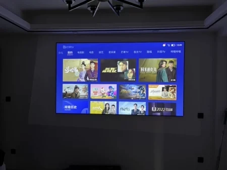 PerfecTisan 150 Inch Screen Fix Frame Projector Screen 4K HD ALR Short ...