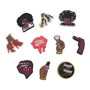 2022 Black Lives Matter Shoe Croc Charms Sandals Decoration Blm ...