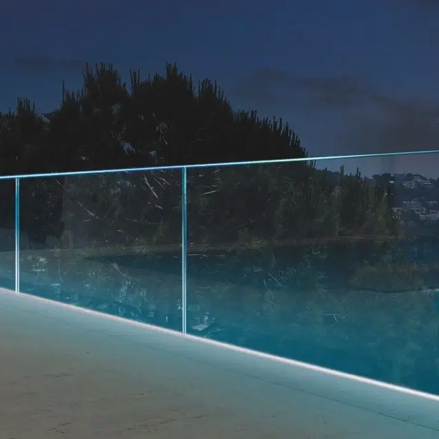 Modern LED Light Aluminum Deck Railing Designs System