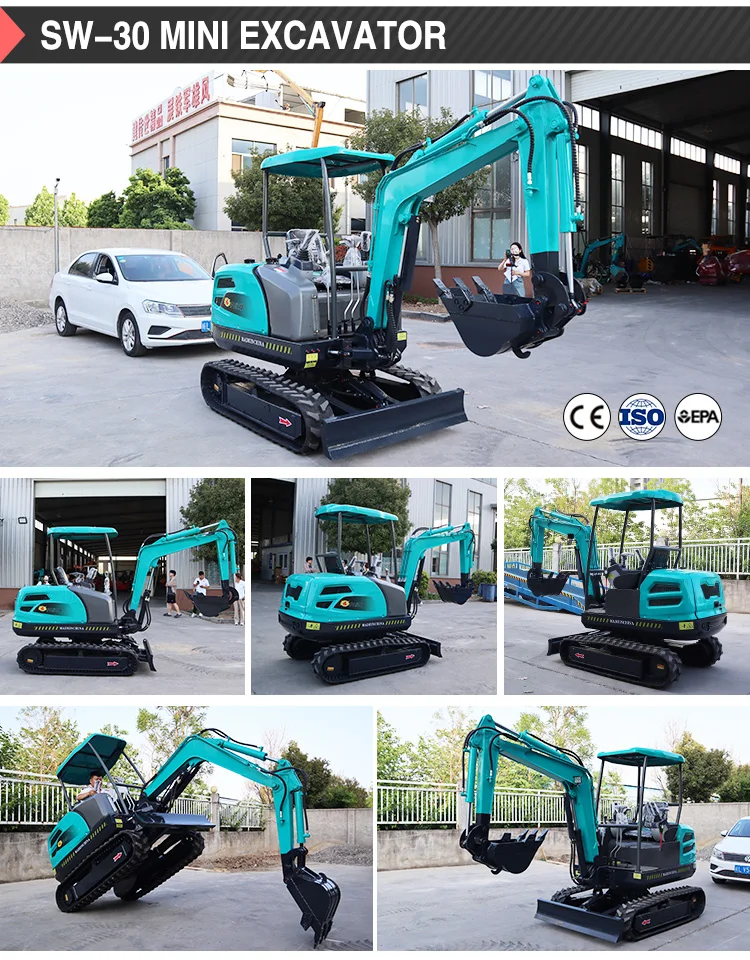 Ce Epa Approved Crawler Small Excavators Micro Backhoe Digger Hydraulic ...