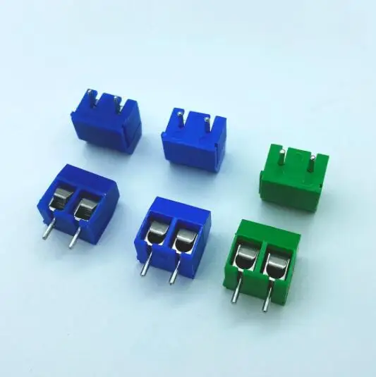 5.08 Blue/green Kf301 Terminal Block 2p/3p/4p Optional 5.0mm Straight ...