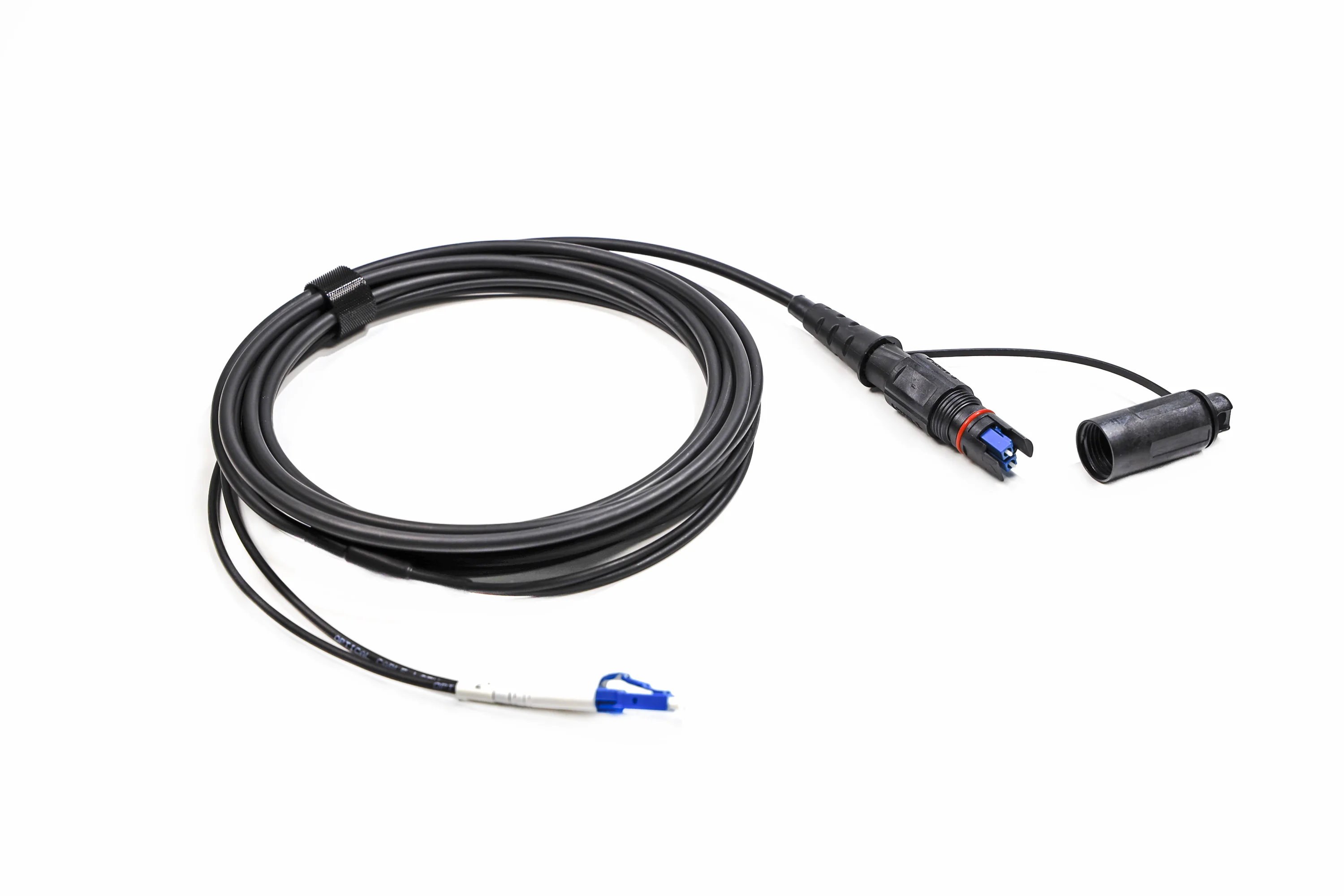 Outdoor FTTH Drop Fiber Optical Cable Supertap waterproof Drop Patch ...