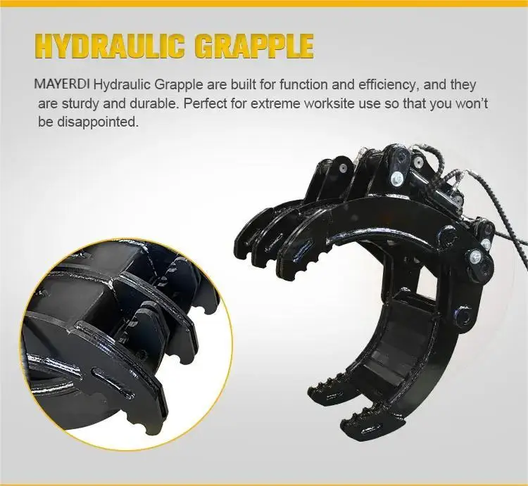 Excavator Grapples Manual Log Grab Hydraulic Gripper - Buy Australia ...