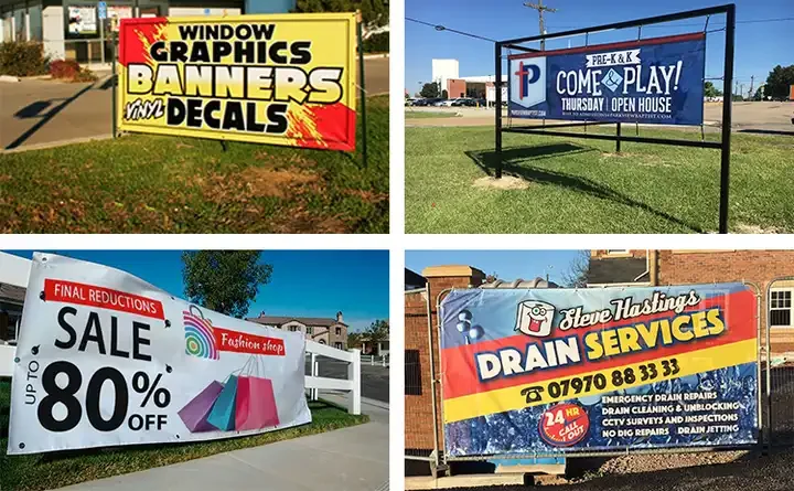 18oz Heavy Duty PVC Banner - Custom UV Protection & Waterproof