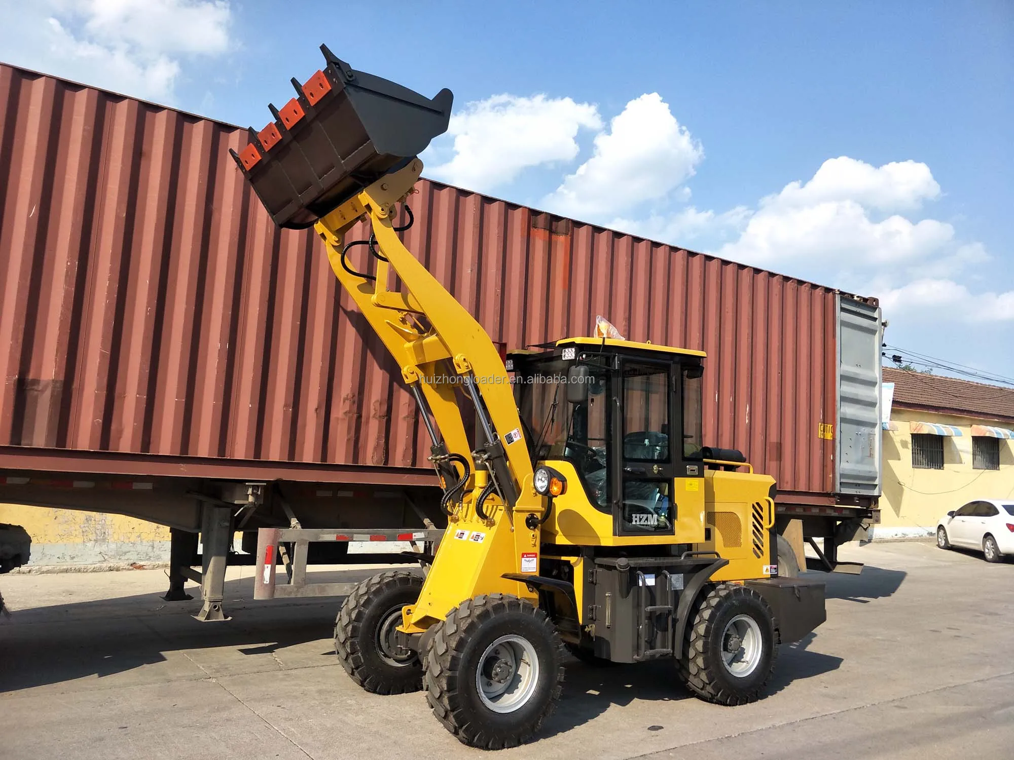 1.6t Truck Loader Hzm 916 Farm Loader - Buy Truck Loader 1.6t Loader ...