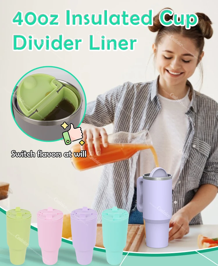 Silicone Cup Separator for 40 Oz Tumblers - Durable & Convenient