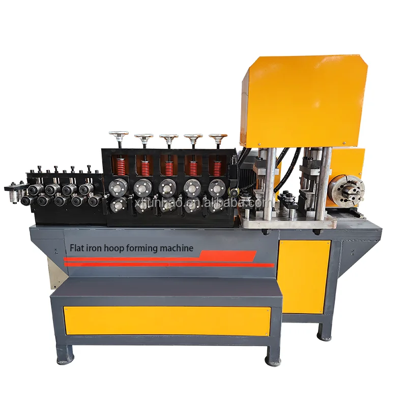 Automatic Cnc Pipe Clamp Making Machine With Punching Metal Flat Steel ...