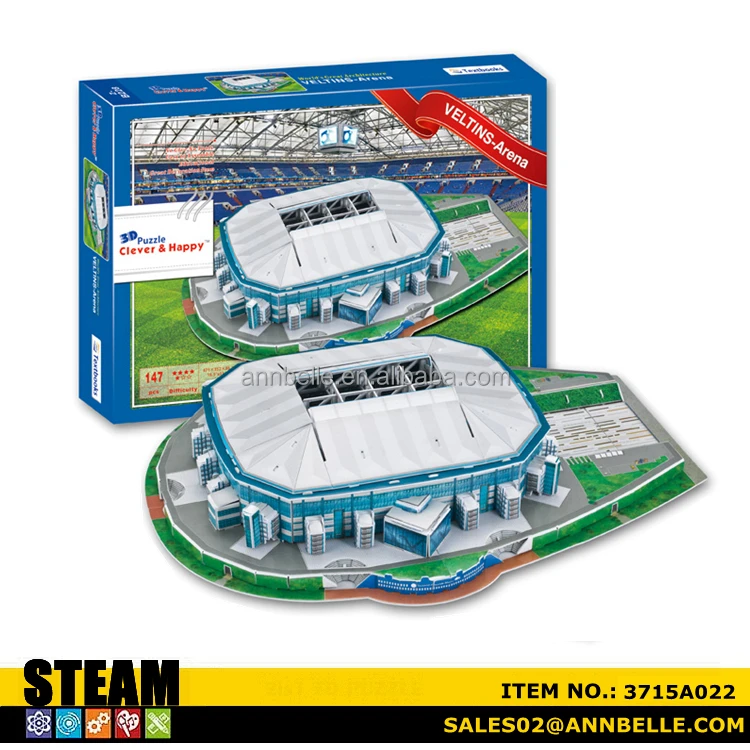 3d Famous Football Stadium Puzzle Clever & Happy Big Size Top Quality ...