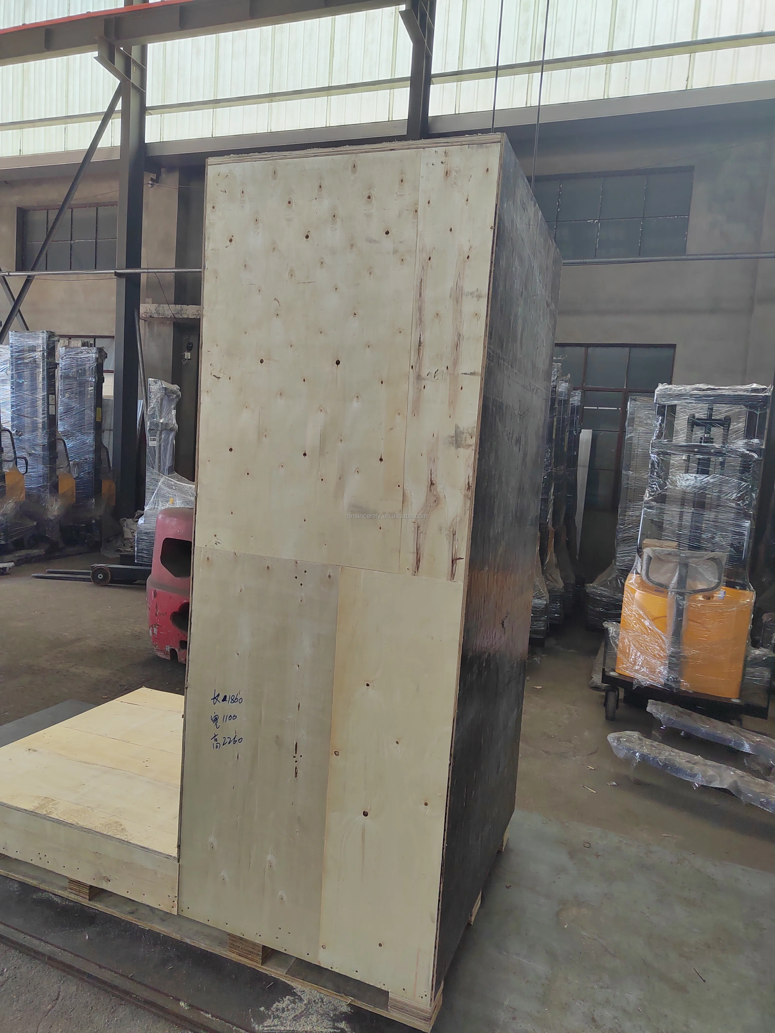 1ton Electric Pallet Stacker Electric Stacker Forklift Hand Push Type ...