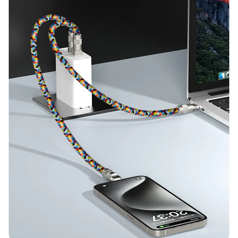 2024 New Product 5a 60w Fast Charging Usb Type C Braided Rope Data Usb ...
