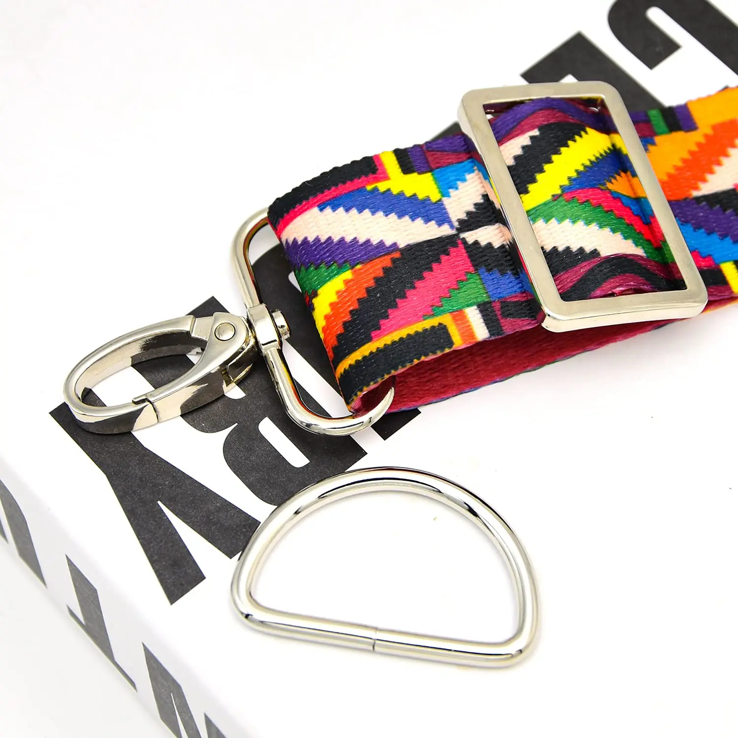 Metal Swivel Snaps Hooks With D Rings And Tri-glides Slide Buckles For ...