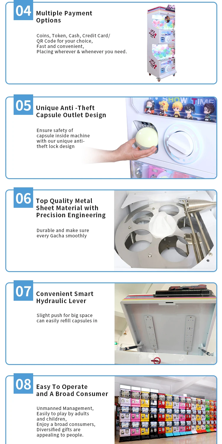 Japan Style Gacha Capsule Vending Machine Customization Maquina ...